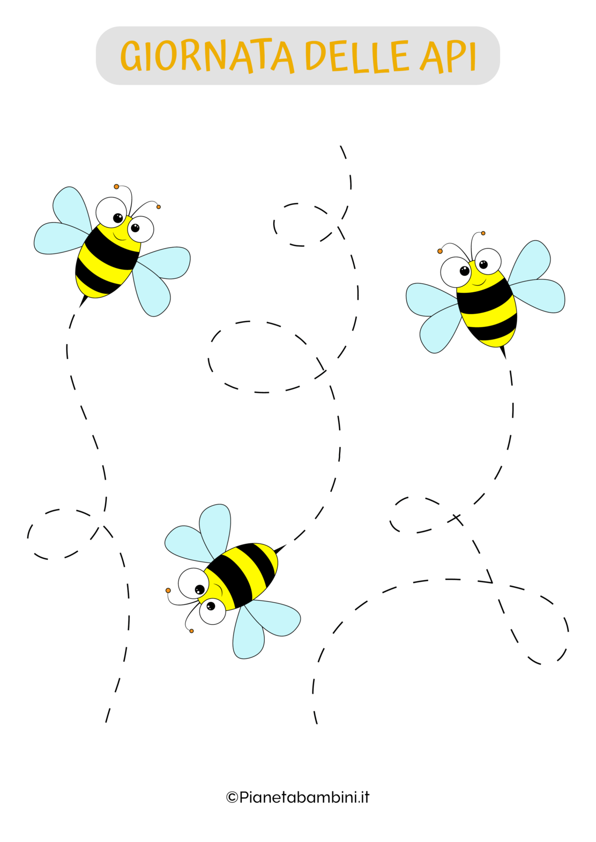Giornata delle Api: Schede di Pregrafismo | PianetaBambini.it