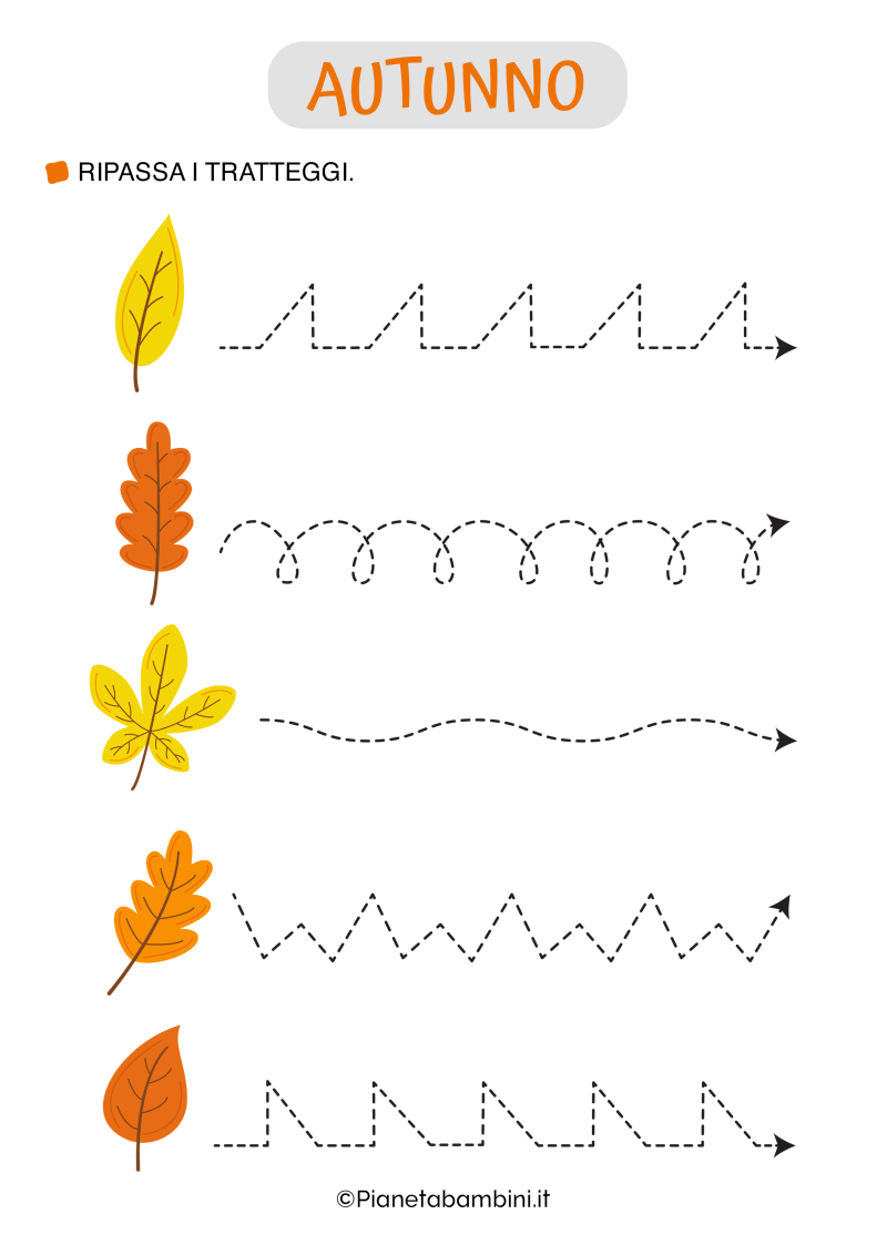 Schede Didattiche sull'Autunno per la Scuola dell'Infanzia ...