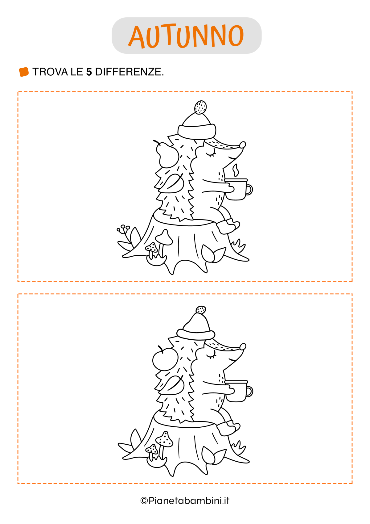 Schede Didattiche sull'Autunno per la Scuola dell'Infanzia ...