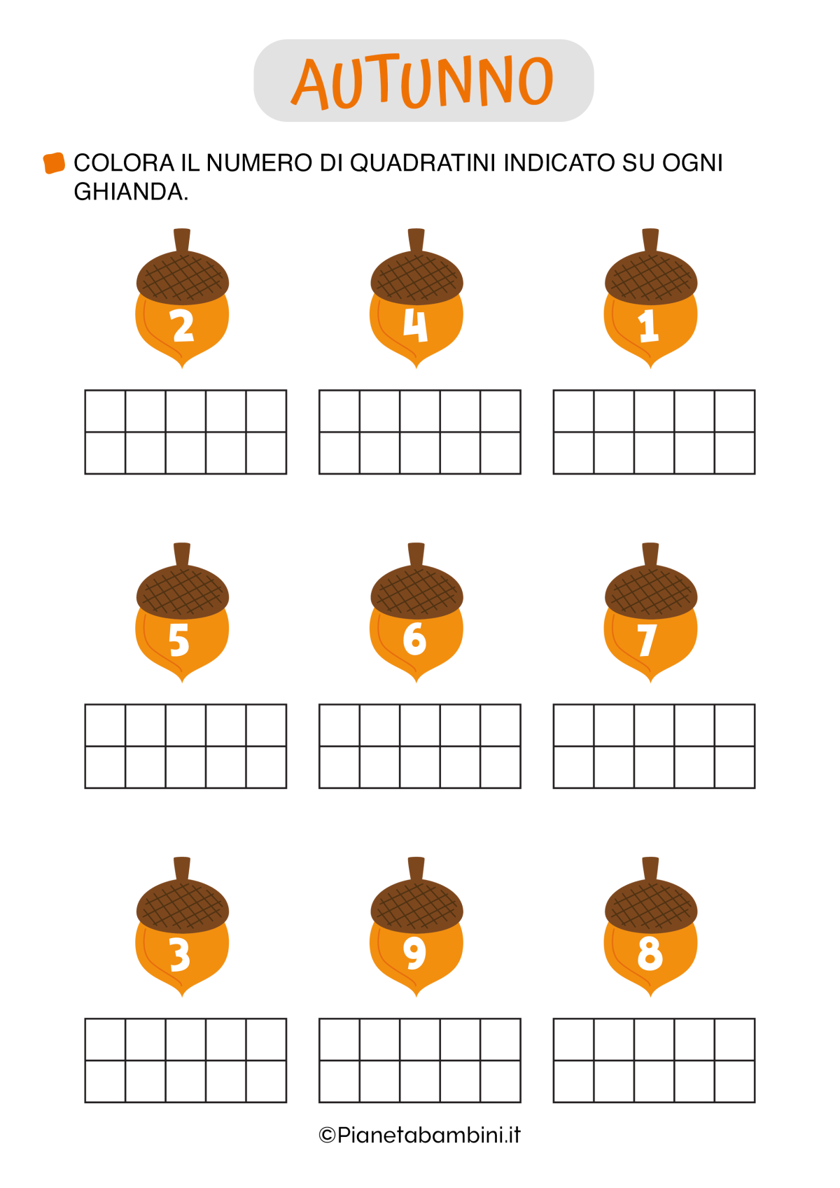 Schede Didattiche sull'Autunno per la Scuola dell'Infanzia ...