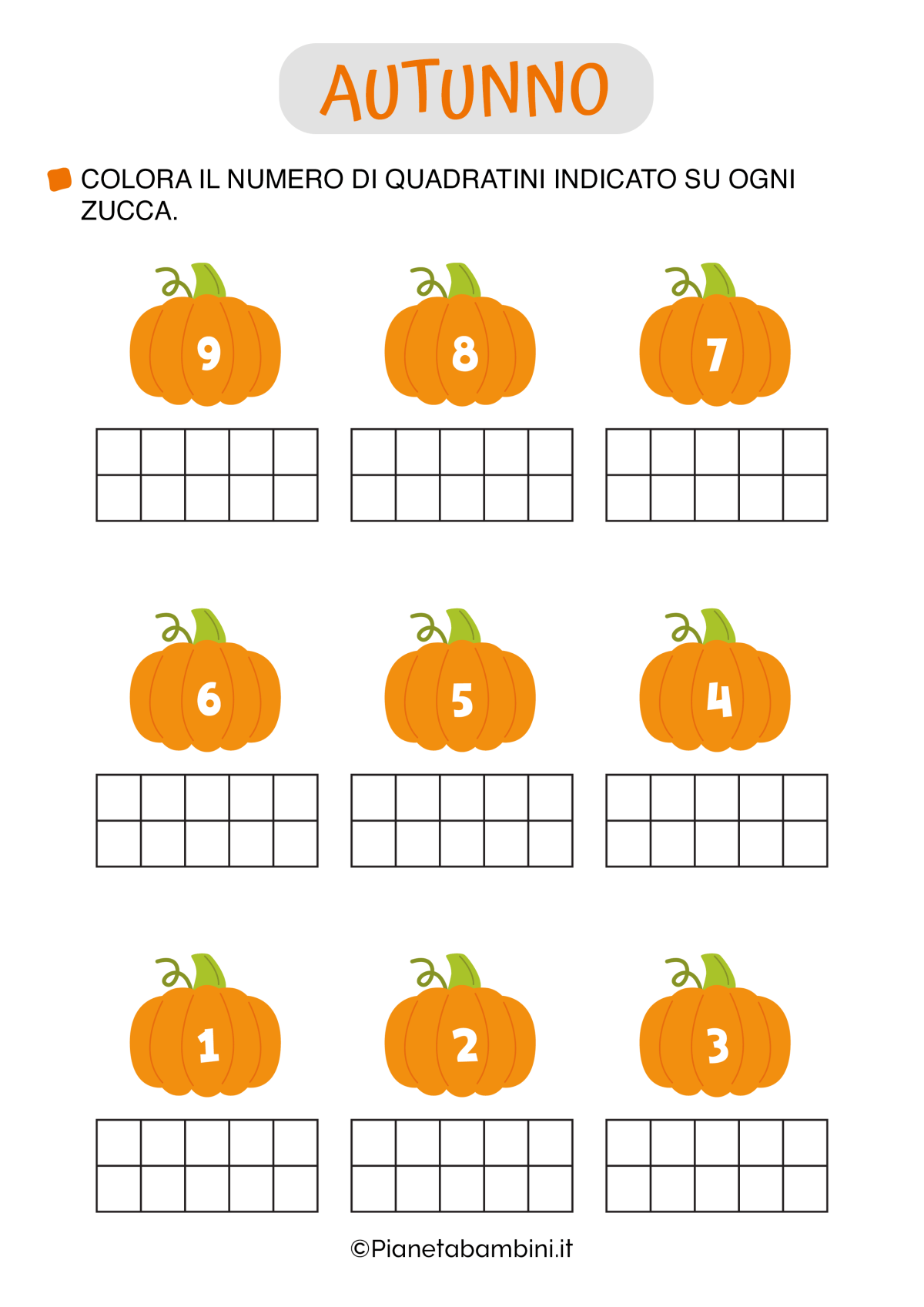 Schede Didattiche sull'Autunno per la Scuola dell'Infanzia ...