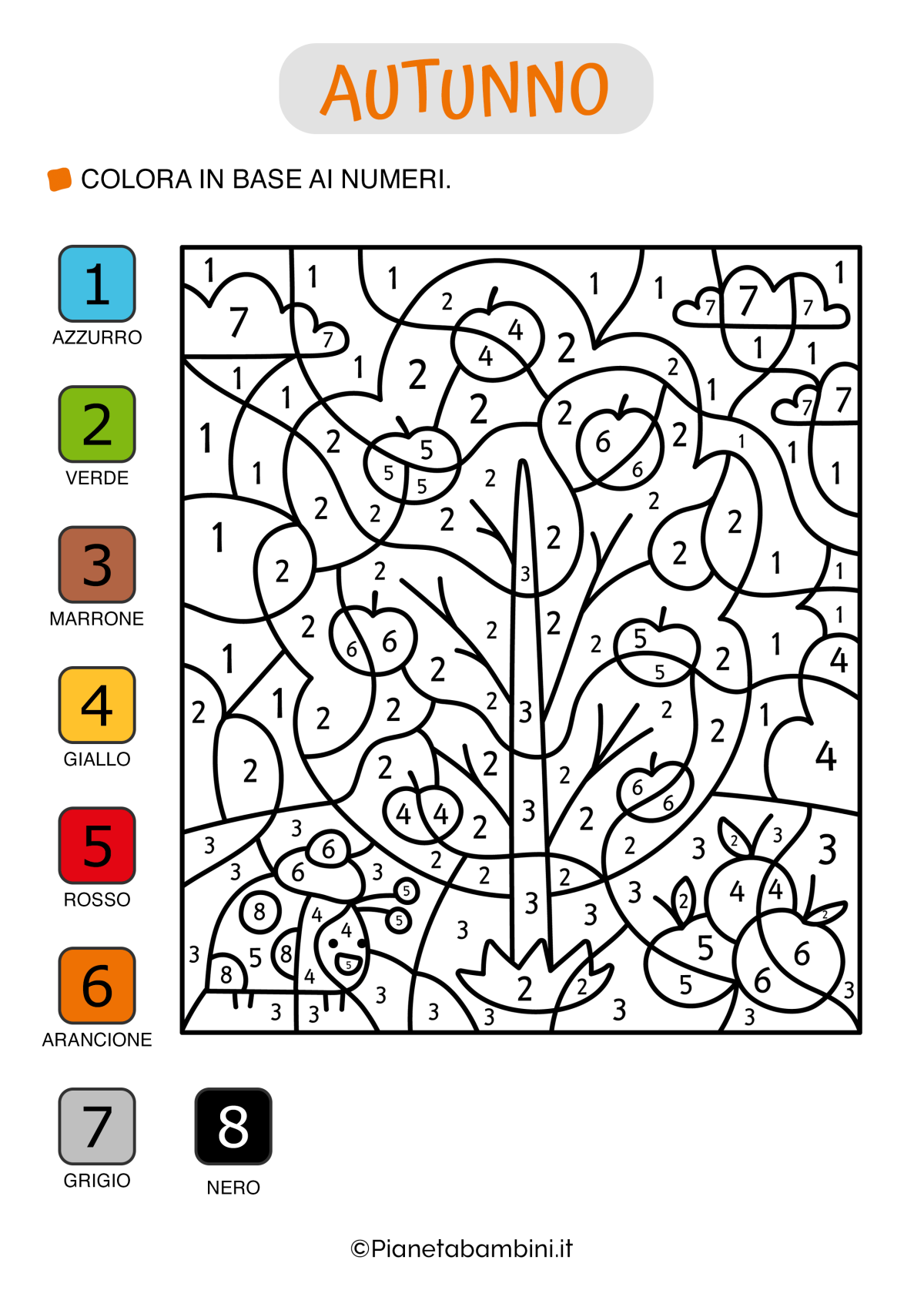 Schede Didattiche sull'Autunno per la Scuola Primaria | PianetaBambini.it