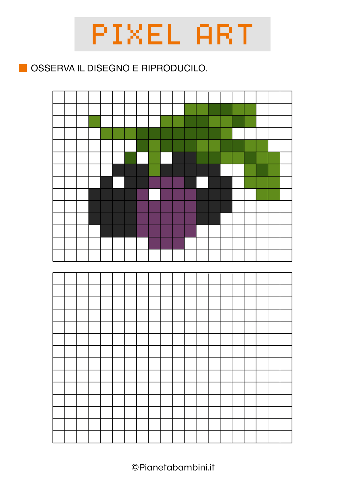 Pixel Art sull'Autunno per la Scuola Primaria | PianetaBambini.it