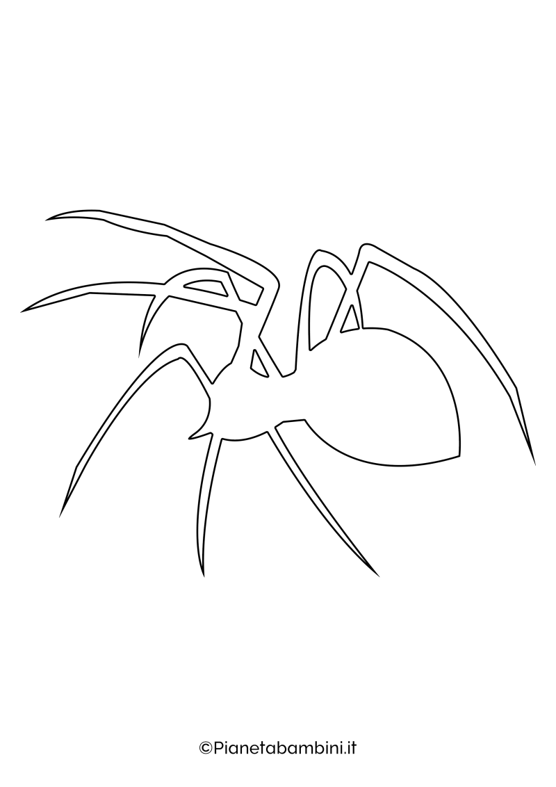 Sagome di Ragni da Stampare e Ritagliare | PianetaBambini.it