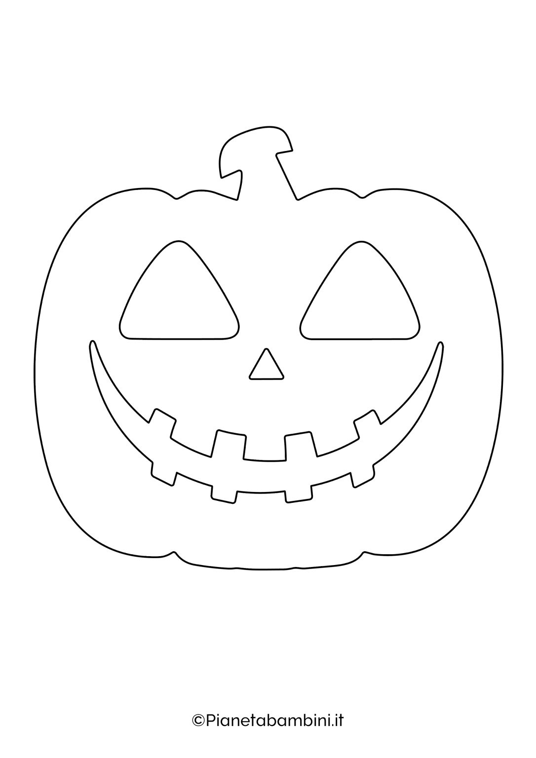 Sagome delle Zucche di Halloween da Stampare e Ritagliare ...