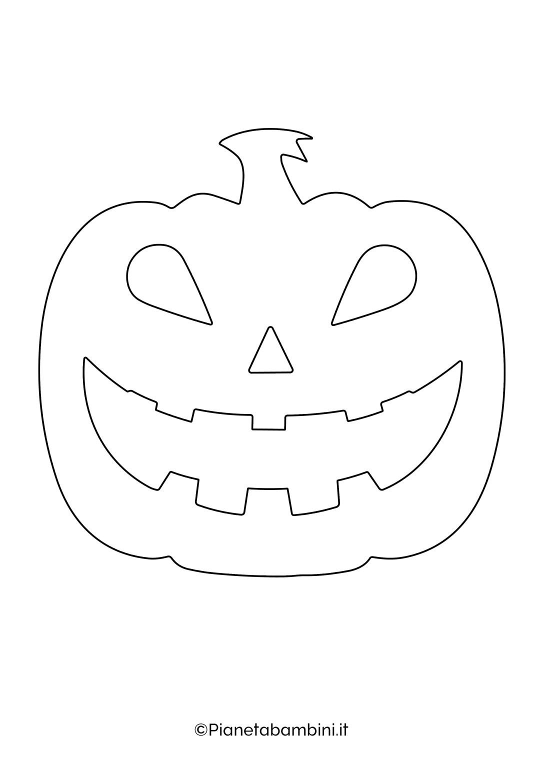 Sagome delle Zucche di Halloween da Stampare e Ritagliare ...