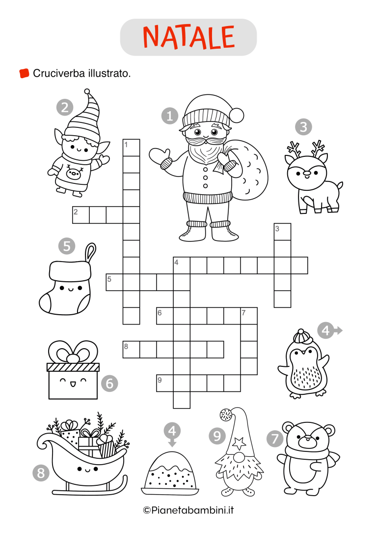 Schede Didattiche di Natale per la Scuola Primaria | PianetaBambini.it