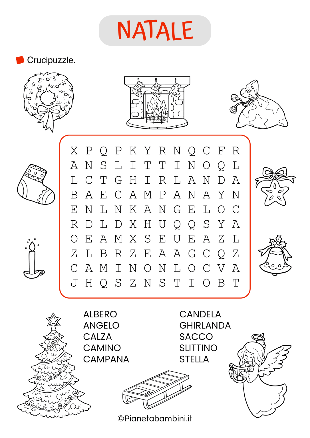 Schede Didattiche di Natale per la Scuola Primaria | PianetaBambini.it