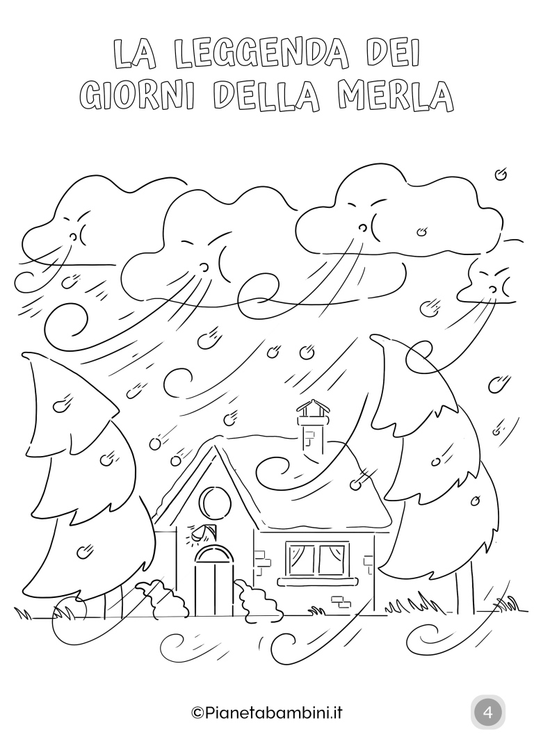 Giorni della Merla: Disegni da Colorare | PianetaBambini.it