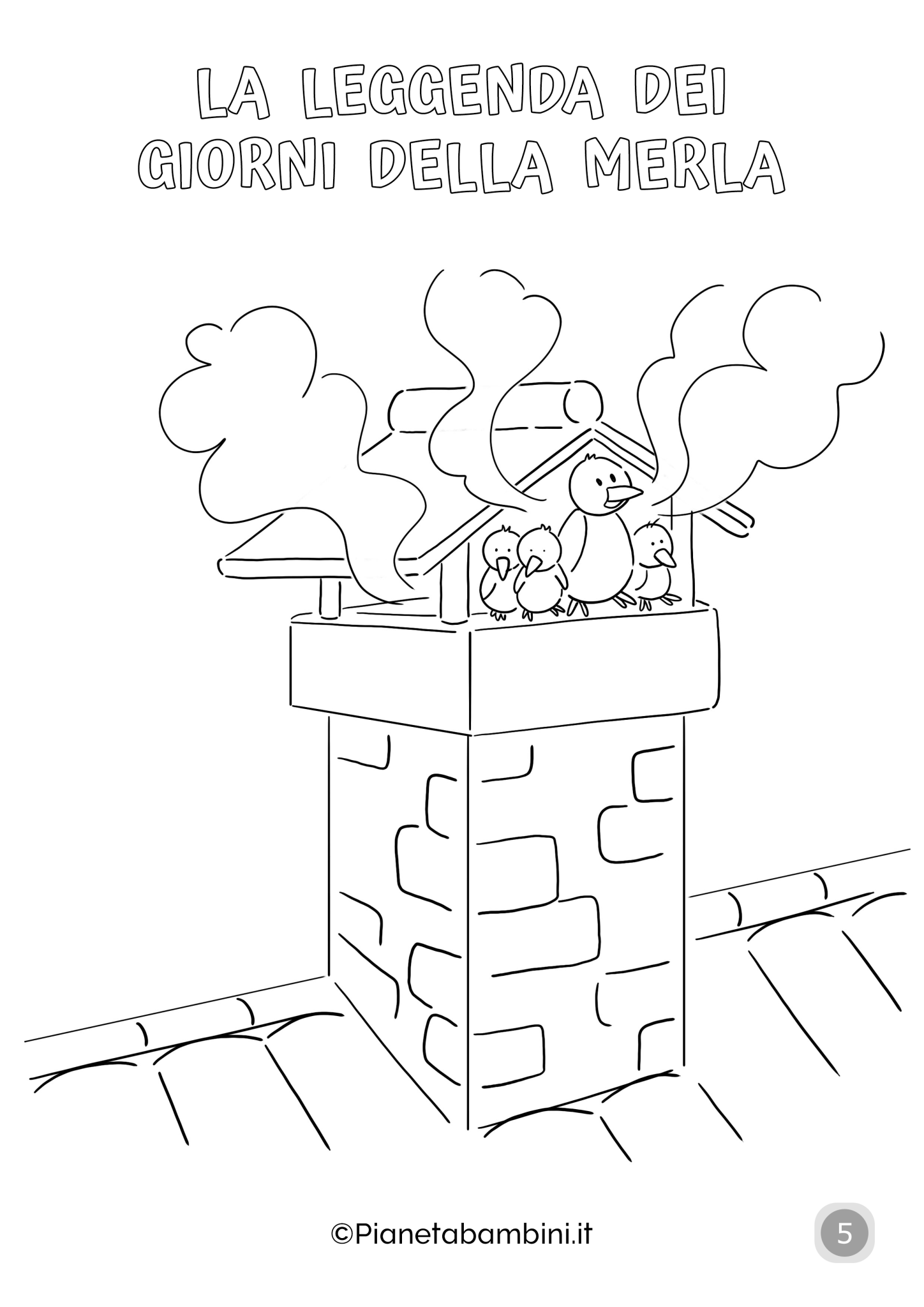 Giorni della Merla: Disegni da Colorare | PianetaBambini.it