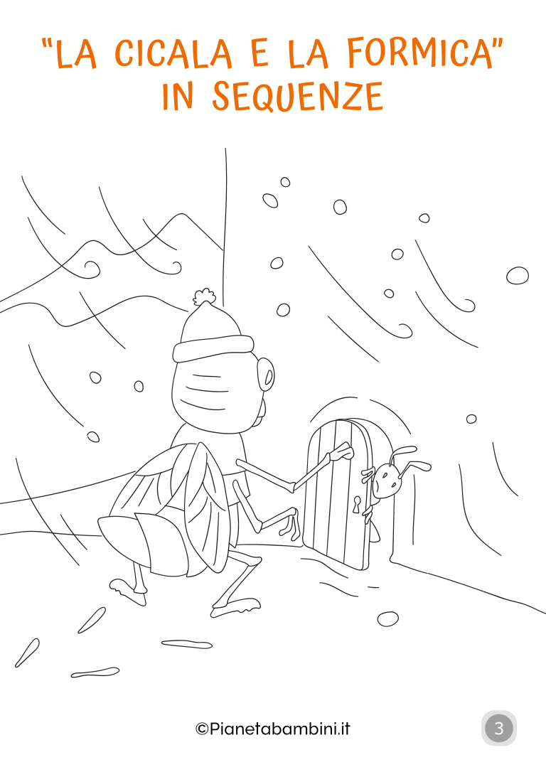 La Cicala e la Formica: Video e Testo (PDF) da Stampare | PianetaBambini.it