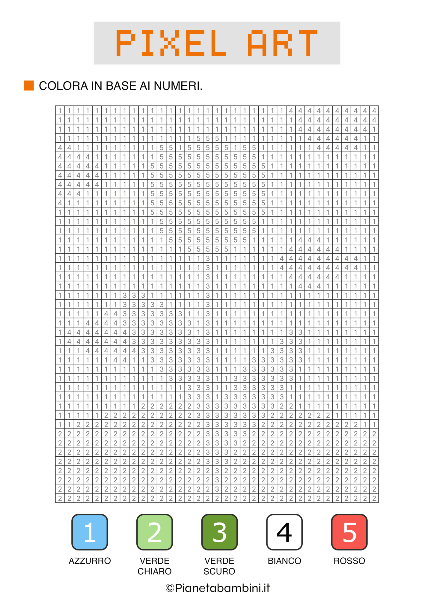 Pixel Art sulla Primavera per la Scuola Primaria | PianetaBambini.it