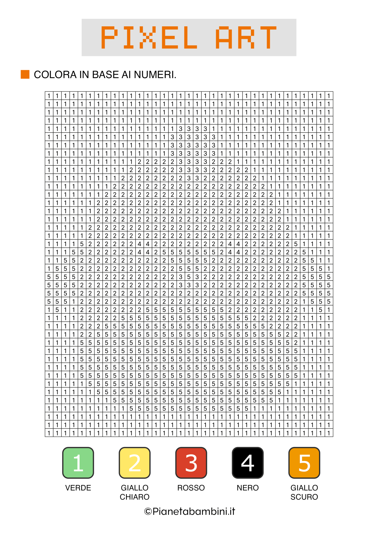 Pixel Art sulla Primavera per la Scuola Primaria | PianetaBambini.it