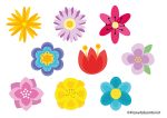 Fiori Colorati da Stampare e Ritagliare per Decorazioni | PianetaBambini.it