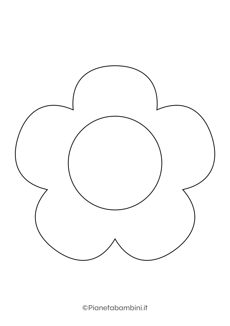 81 Sagome di Fiori da Stampare e Ritagliare | PianetaBambini.it