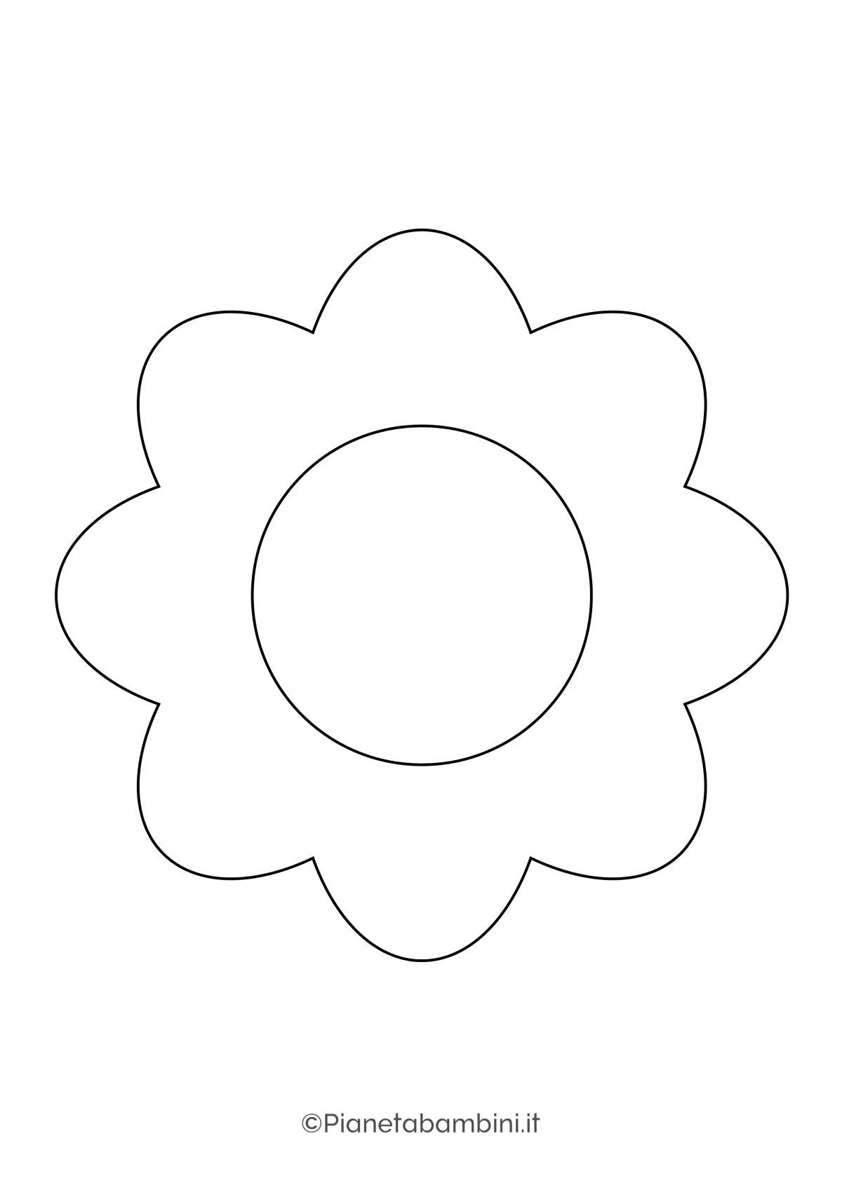 81 Sagome di Fiori da Stampare e Ritagliare | PianetaBambini.it