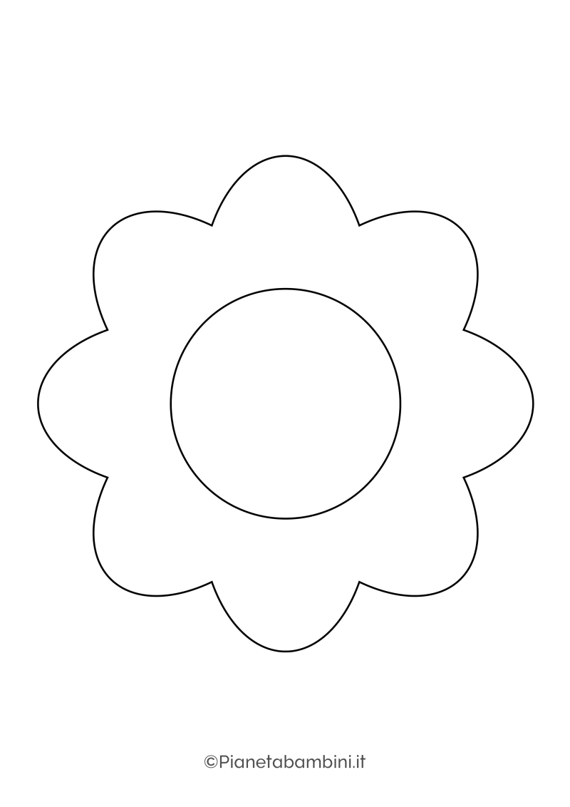 81 Sagome di Fiori da Stampare e Ritagliare | PianetaBambini.it