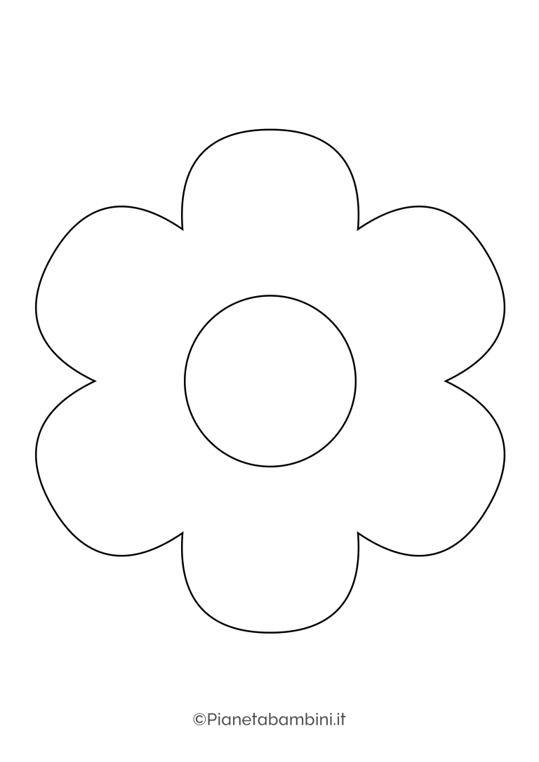 81 Sagome di Fiori da Stampare e Ritagliare | PianetaBambini.it