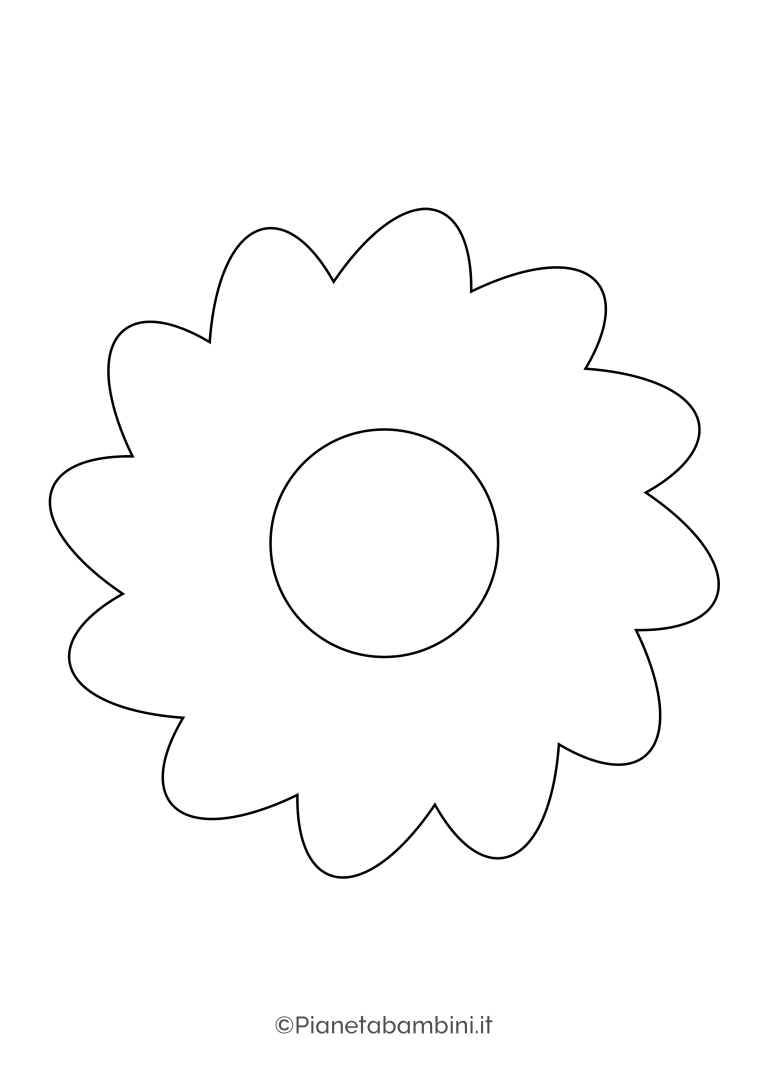 81 Sagome di Fiori da Stampare e Ritagliare | PianetaBambini.it