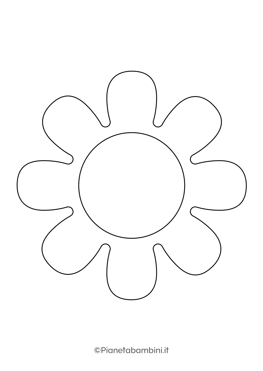 81 Sagome di Fiori da Stampare e Ritagliare | PianetaBambini.it