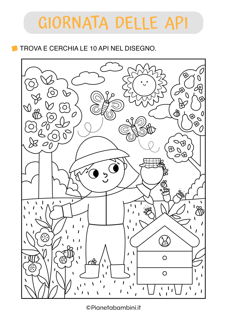 Schede Didattiche sulle Api per la Scuola dell'Infanzia | PianetaBambini.it