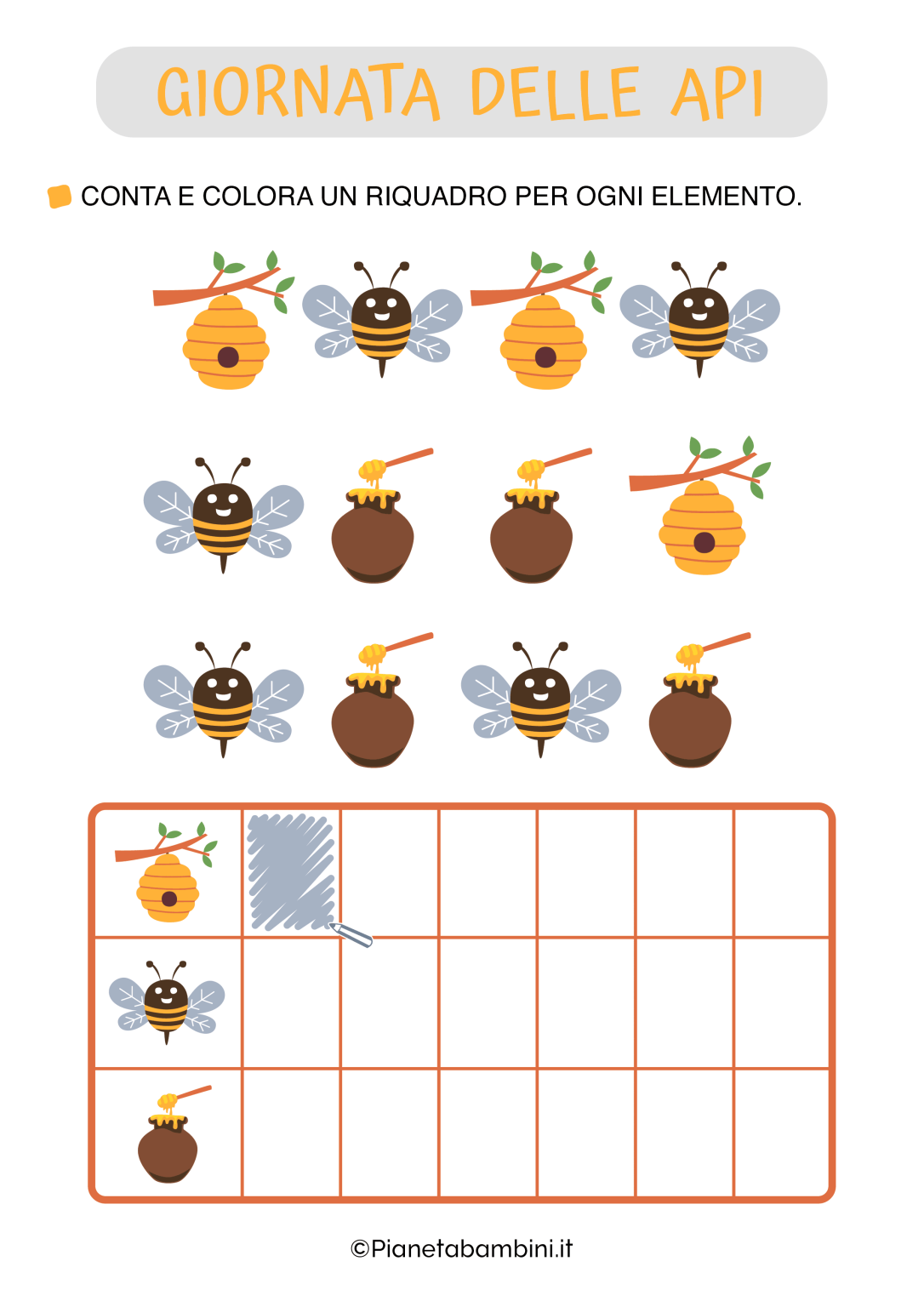 Schede Didattiche sulle Api per la Scuola dell'Infanzia | PianetaBambini.it