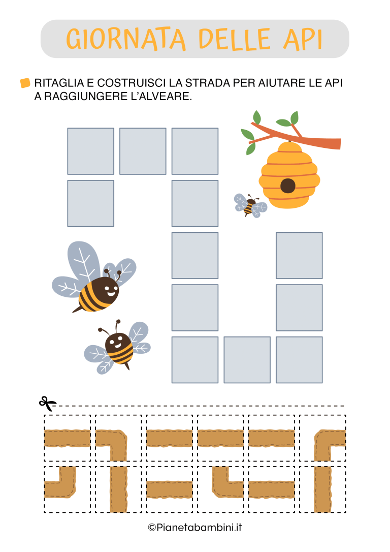 Schede Didattiche sulle Api per la Scuola dell'Infanzia | PianetaBambini.it