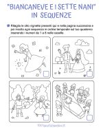 Biancaneve: Sequenze da Riordinare | PianetaBambini.it