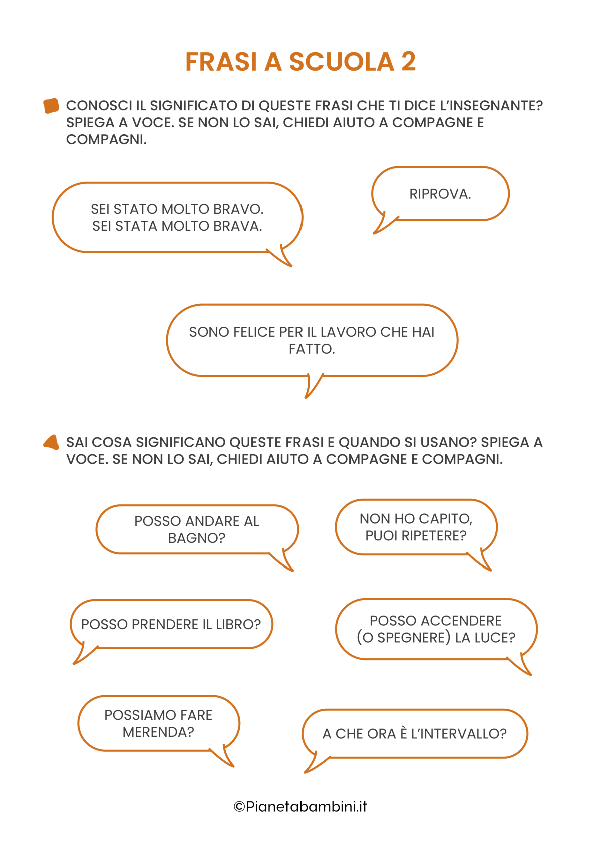 Parole della Scuola in Italiano: Schede per Stranieri e BES ...