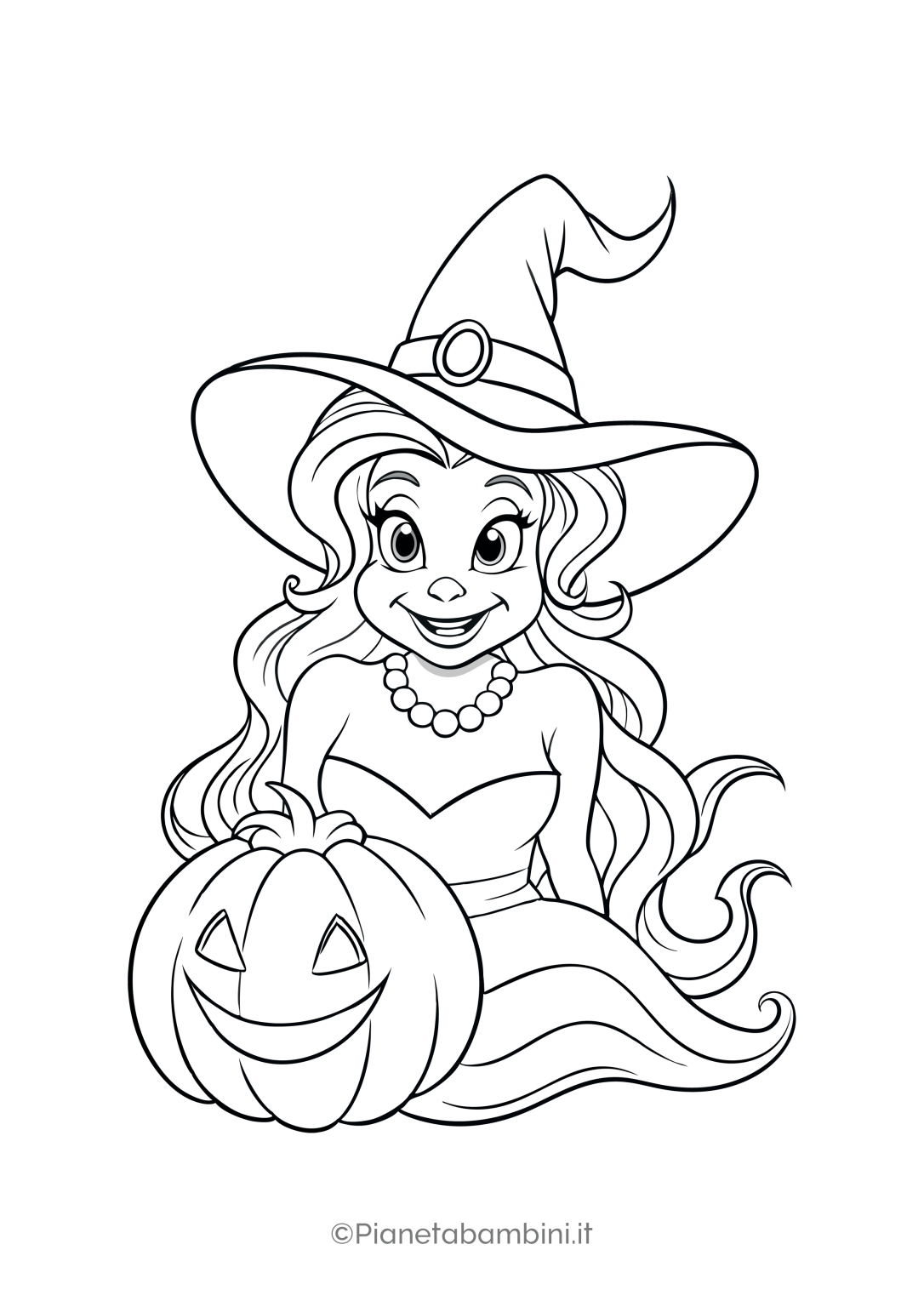 60 Disegni di Streghe da Colorare | PianetaBambini.it