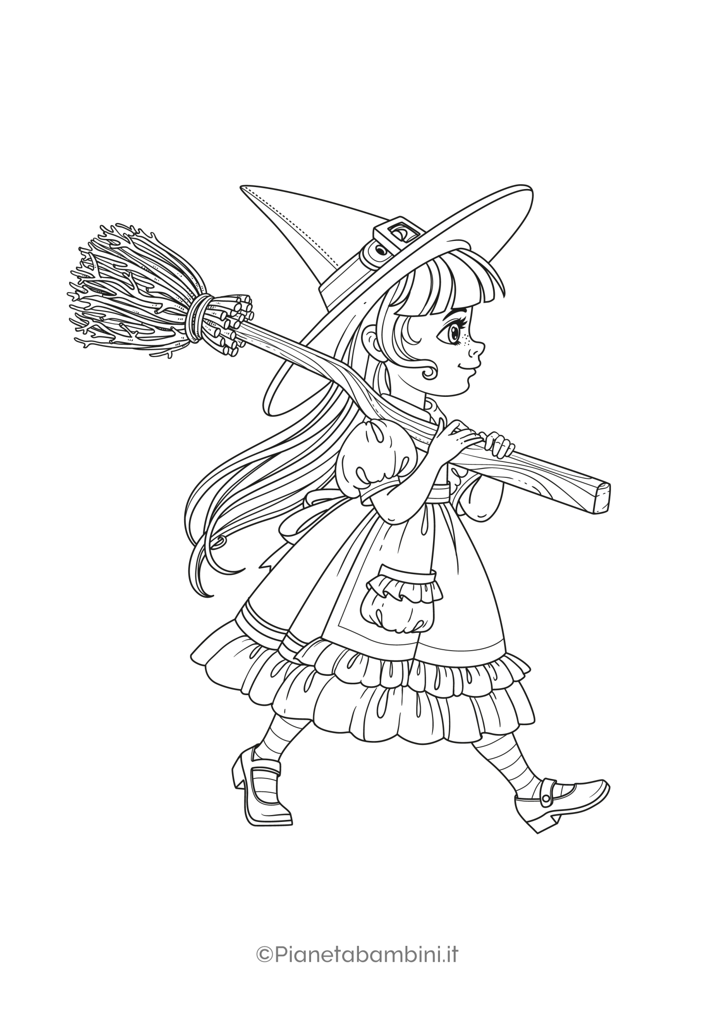 60 Disegni di Streghe da Colorare | PianetaBambini.it