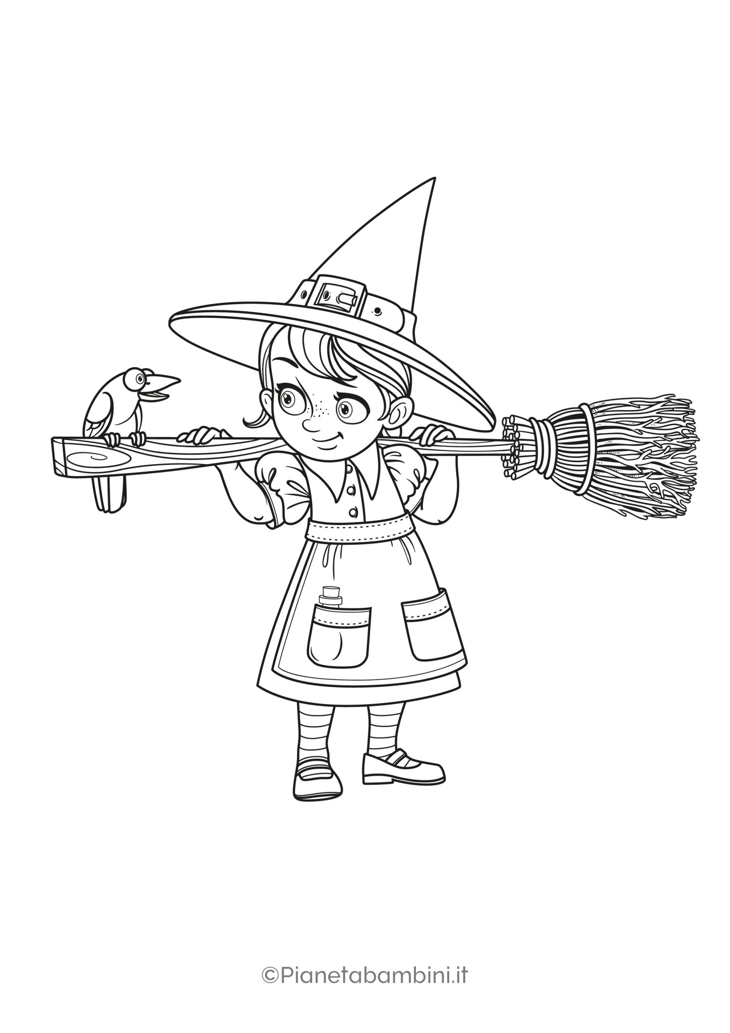 60 Disegni di Streghe da Colorare | PianetaBambini.it