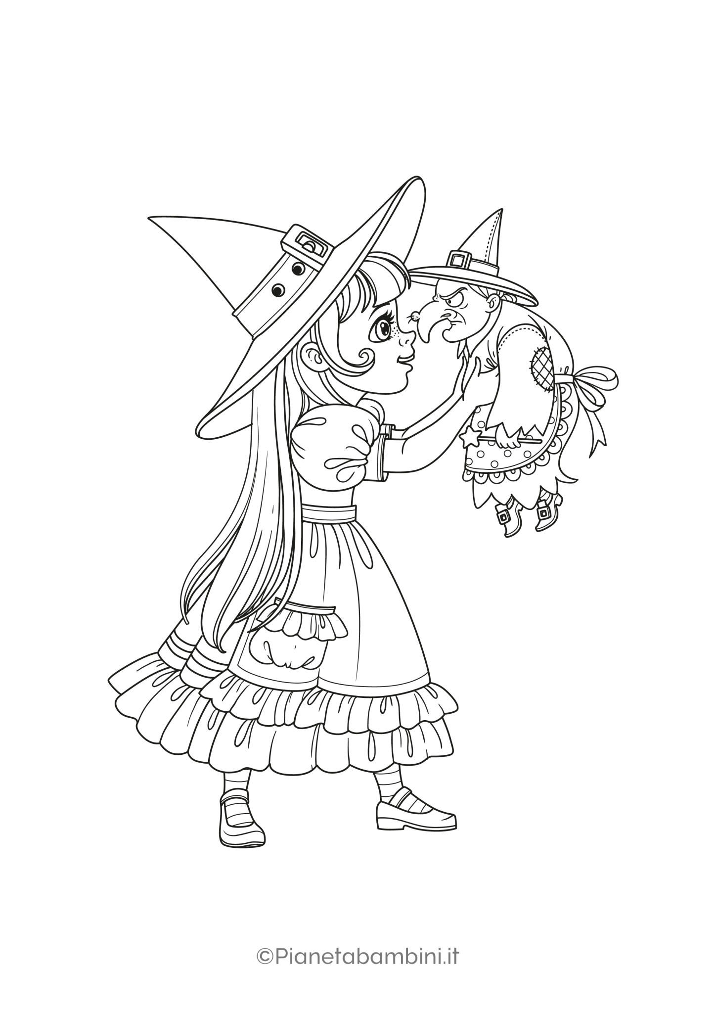 60 Disegni di Streghe da Colorare | PianetaBambini.it
